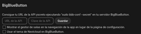 Error When Trying To Save Api Url And Api Key On Bbb App · Issue 2386 · Nextcloudall In One
