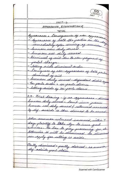 Cpc Unit 4 Lecture Notes On Cpc On Pleadings Civil Procedure Code