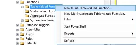 Mssql Table Valued Function Selahattin Çalıks Oracle Blog
