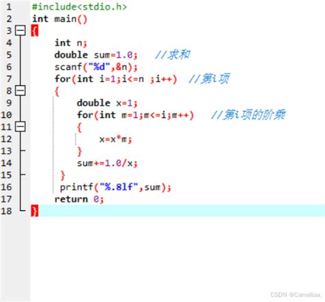 Pta练习4 7 求e的近似值本题要求对给定的非负整数 N求该级数的前 N1 项和。 Csdn博客