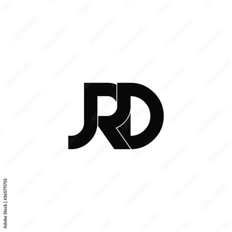 Jrd Letter Original Monogram Logo Design Stock Vector Adobe Stock