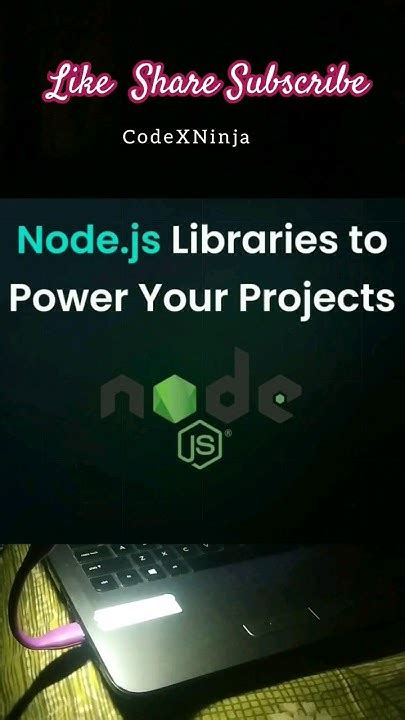 🔥node js libraries to power your projects nodejs nodejstutorial project coding shorts