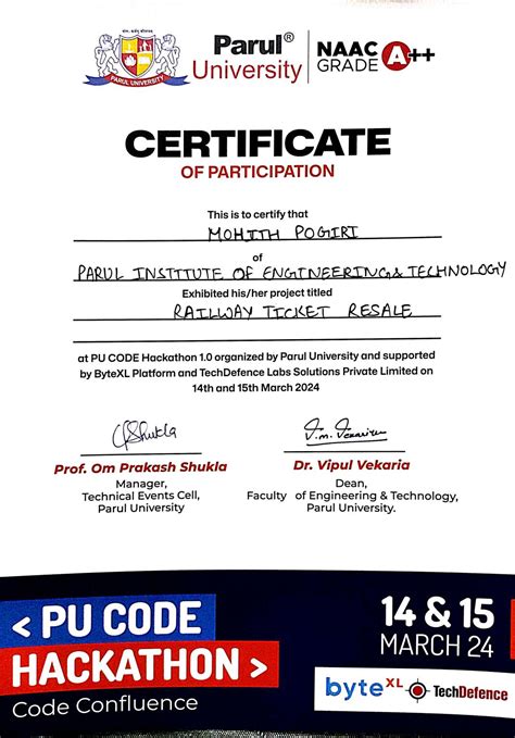 Mohith Pogiri On Linkedin Puhackathons Techinnovation Gratitude