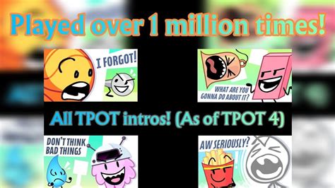 Playing TPOT Intros Over A Million Times YouTube
