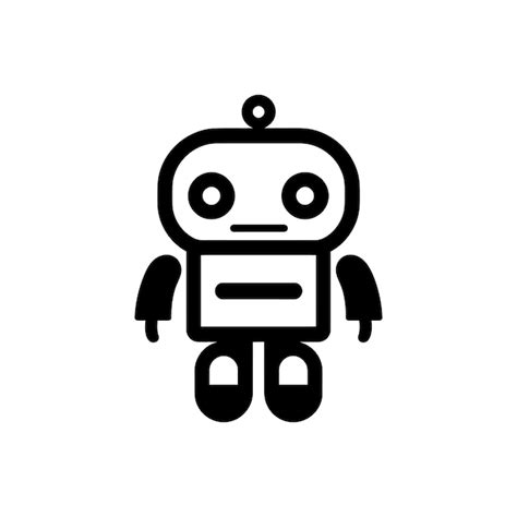 인공 지능 아이콘 프리미엄 벡터