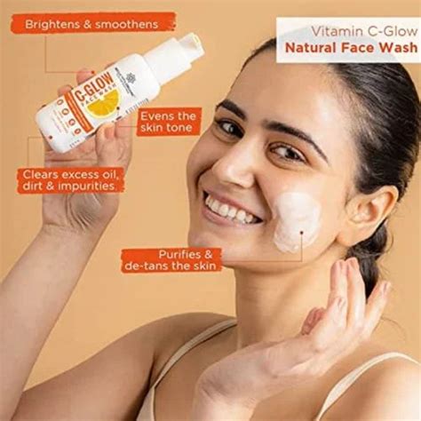 Herbal White Bella Vita Organic Vitamin C Glow Natural Face Wash 100ml