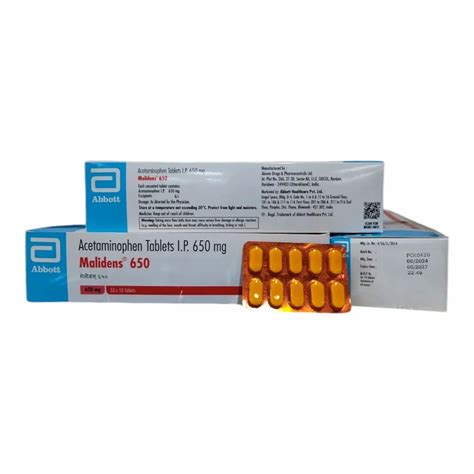 Acetaminophen Tablets 650mg At ₹ 22 46 Strip Acetaminophen In