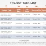 Project Task List 11 PowerPoint Template