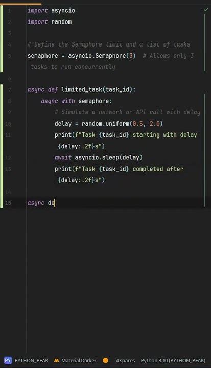 Why Use Asynciosemaphore For Concurrency Limits Pythons Asyncio