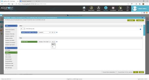 yes no radio button not having default value of none agilepoint