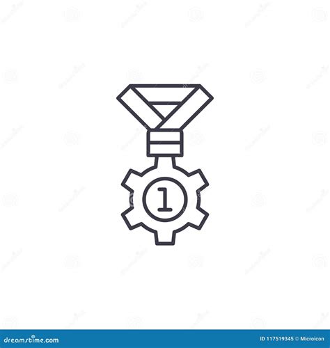 Leadership Linear Icon Concept Leadership Line Vector Sign Symbol
