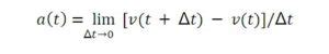 Instantaneous Acceleration Definition Formula With Solved Problem