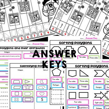 Classifying Polygons Activities Polygons Shape Sort By Amber From TGIF