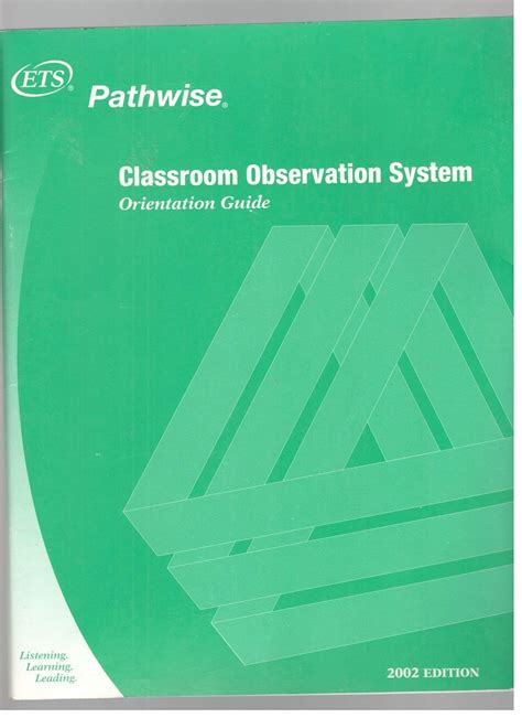 Classroom Observation System Orientation Guide 2002 Edition