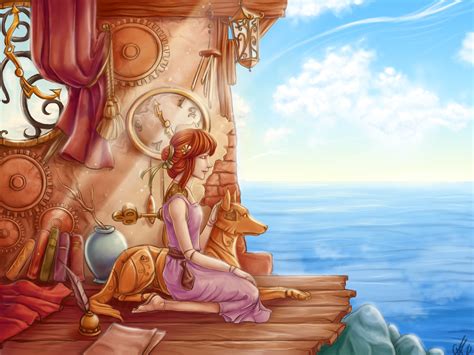 Steampunk Redhead Girl Hd Wallpaper Rare Gallery