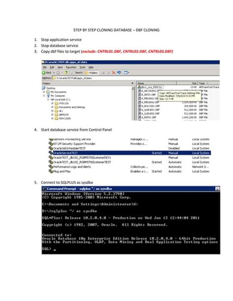 Ebs 12 Step By Step Database Dbf Cloningdocx