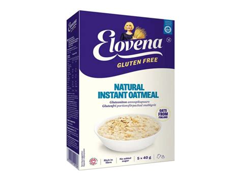 Овсяная каша быстрого приготовления без глютена Elovena 200 г - купить ...