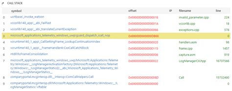 Status Stack Buffer Overrun Error During Logmananger Initialize Issue Microsoft Cpp