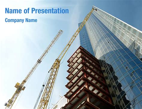 Building Sector PowerPoint Templates Building Sector PowerPoint Backgrounds Templates For