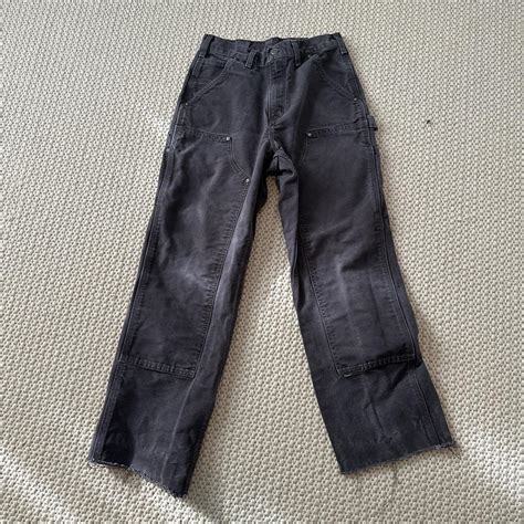 Dark Brown Carhartt Pants 28 X 32 Depop