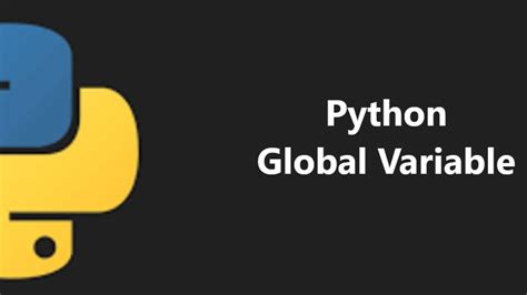 Python Global Variable Easy Explanation Youtube