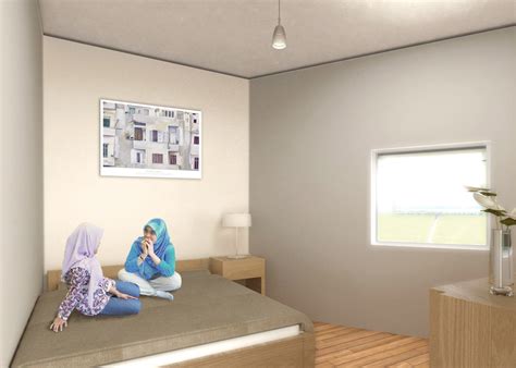 architects for society creates low cost hexagon refugee houses