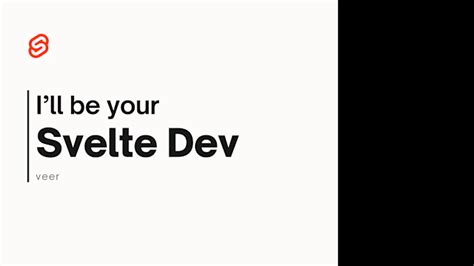 Be Your Svelte Developer By Mahaveerkuma846 Fiverr