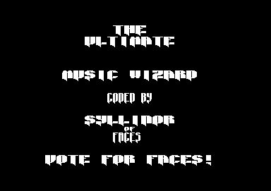 CSDb Music Wizard V3 0 By Faces 1991