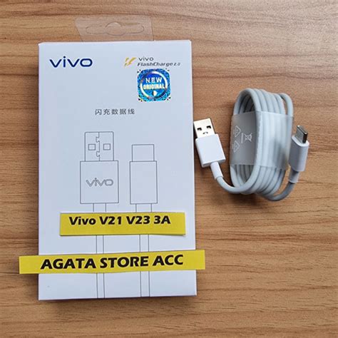 Jual Kabel Charger Vivo Type C Flash Charge V V E V A Original Jakarta Barat