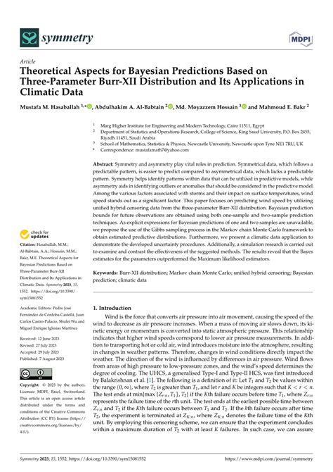 Pdf Theoretical Aspects For Bayesian Predictions Based On Three