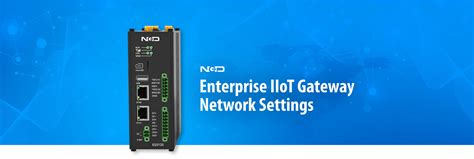Enterprise Iiot Gateway Network Settings
