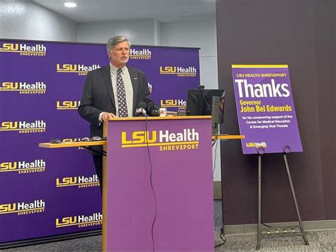 Governor Visits Lsu Healths New Virus Research Lab And Classrooms