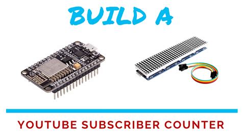 Nodemcu Esp8266 Powered Youtube Subscriber Counter Build And Overview T Is For Tech