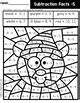 Subtraction Winter Color By Code By Teaching Second Grade TPT