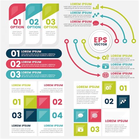 Infografía Diseño Plantilla Vector Vector Premium