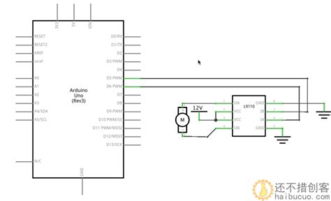 Arduino通过l9110进行电机控制 创造迷 创客diy发烧友社交圈