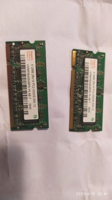 Ddr2 Memorija 2 X 512