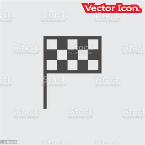 플래그 아이콘 고립 된 기호 및 응용 프로그램 웹 및 디지털 디자인에 대 한 평면 스타일 경주 0명에 대한 스톡 벡터 아트 및