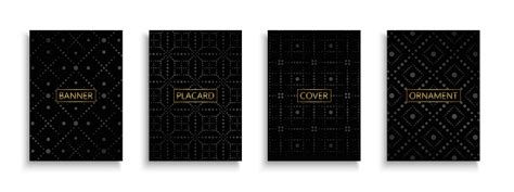 어두운 우아한 점선 커버 템플릿 배경 플래 카드 브로셔 배너 전단지 잡지 세트 블랙 럭셔리 장식 포스터 카드 등 검정색 배경에