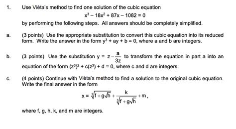 Solve Cubic Equation With Steps Tessshebaylo