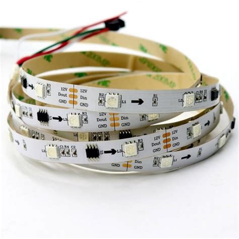 Buy Meter Reel WS IC Based RGB LED Strip Online In India At HUBTRONICS In