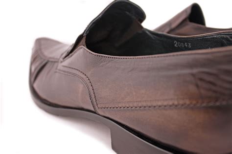 Dino Bigioni Men's Italian Brown Leather Narrow Toe L… - Gem