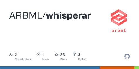 GitHub ARBML Whisperar