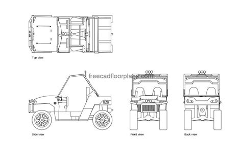 Polaris Ranger Free Cad Drawings