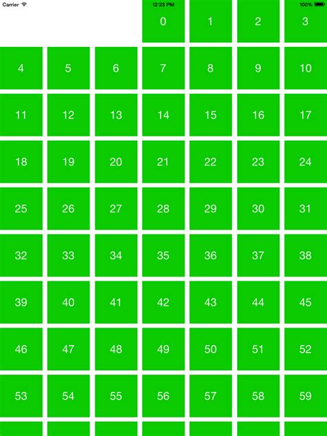 Iphone Uicollectionview Layout Stack Overflow