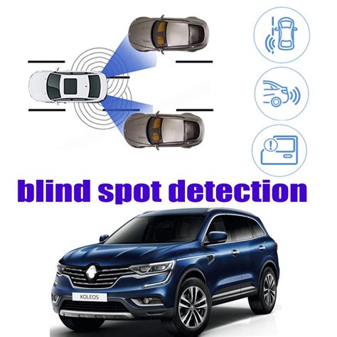 사각 지대 지대 경고 안전 드라이브 경고 미러 후면 레이더 감지 자동차 Bsd Bsm 르노 콜레오스 Ii 2016 ~ 2020