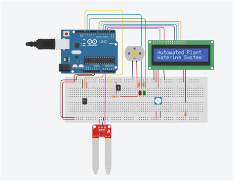 Sistem Penyiraman Tumbuhan Automatik Menggunakan Tinkercad Dan Arduino