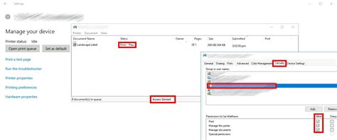 SOLVED Access Denied When Deleting Stuck Print Job Even As An