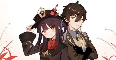 原神 往生堂s 白玉筑前フォロワの方々に感謝のイラスト Pixiv