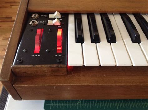 Matrixsynth Moog Minimoog D Synthesizer With Custom Lit Mod Wheels